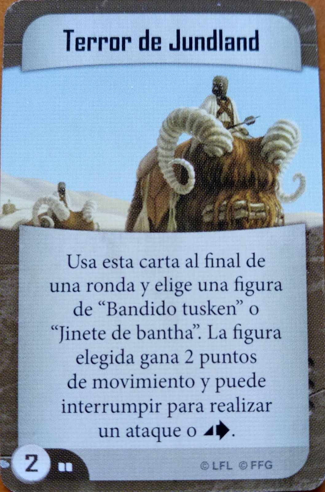 Imperial Assault España: Cartas de Mando: Terror de Junland