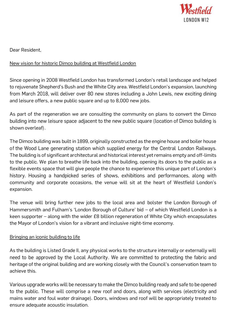 Shepherd's Bush Blog: DIMCO Buildings to become Events Venue