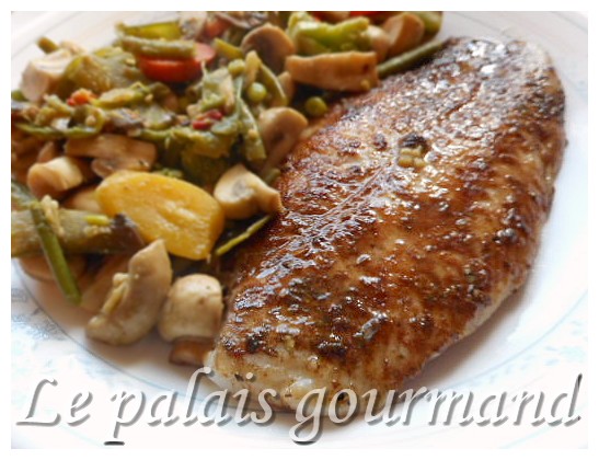 Le palais gourmand: Filets de poisson à la cajun