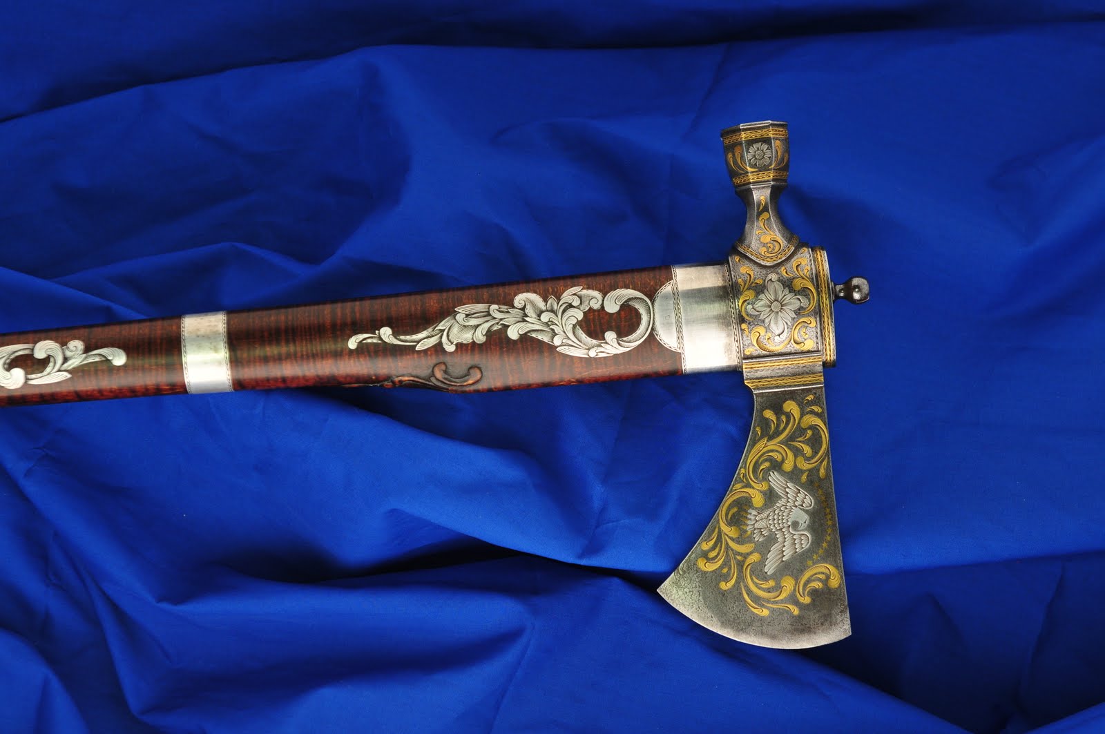 Judson Brennan: Alaskan Longrifle Artisan: Engraved Tomahawk by Jud