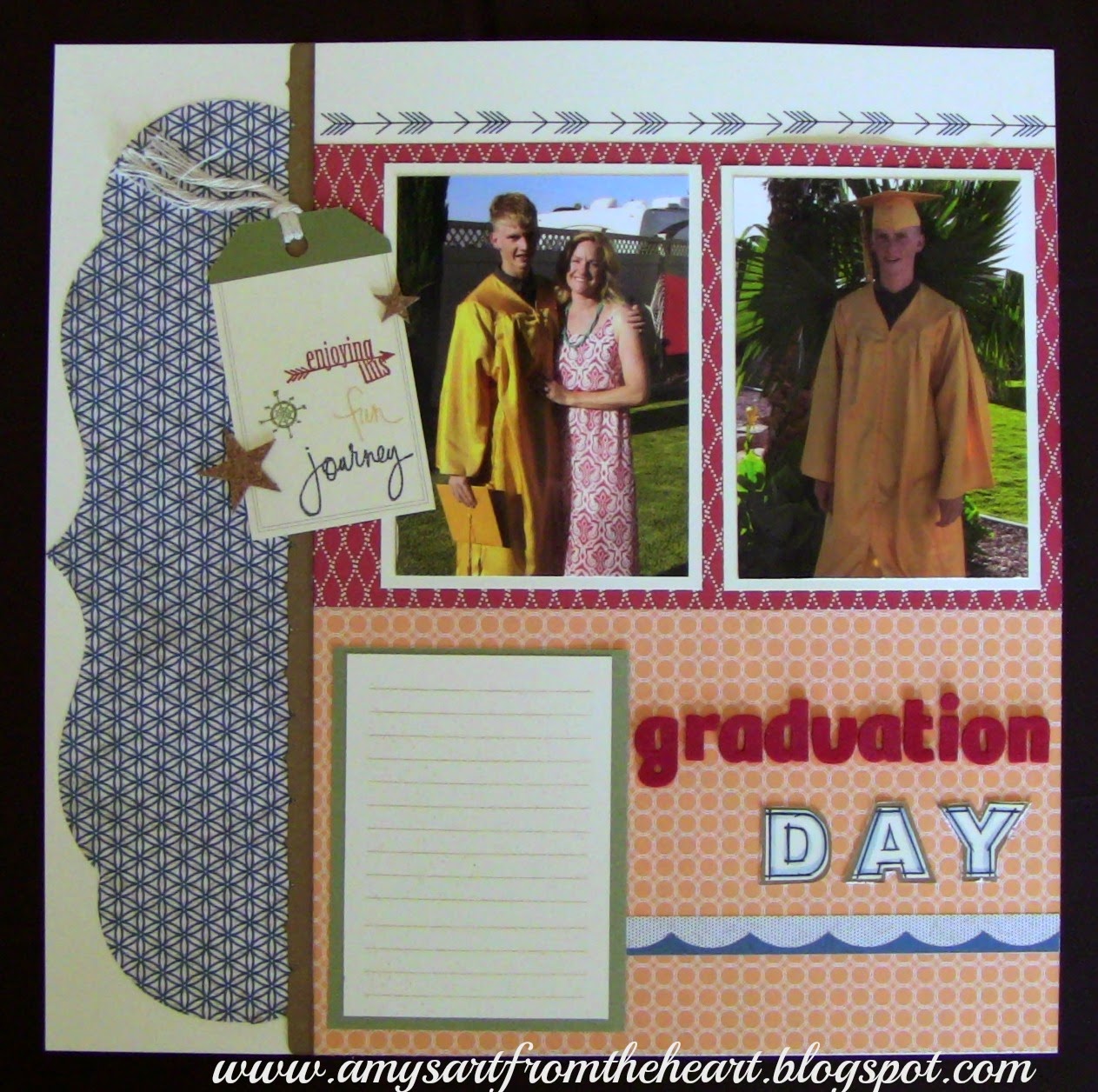 Amy's Art from the Heart: Graduation Day Layout