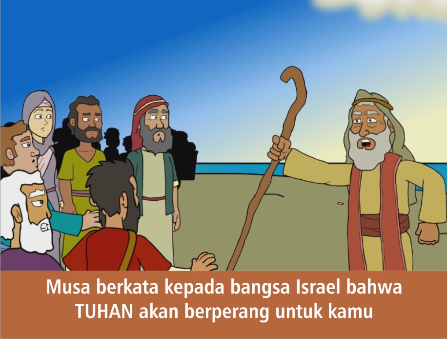 Komik Alkitab Anak: Menyeberangi Laut Teberau
