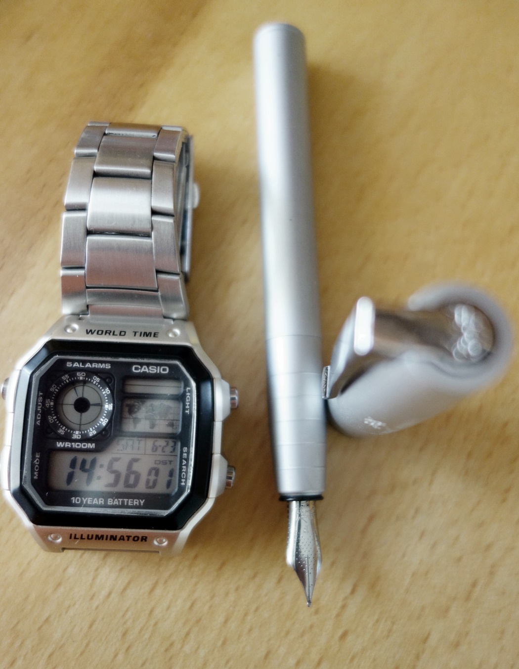 My watch - fountain pen combo | Paper and Digital