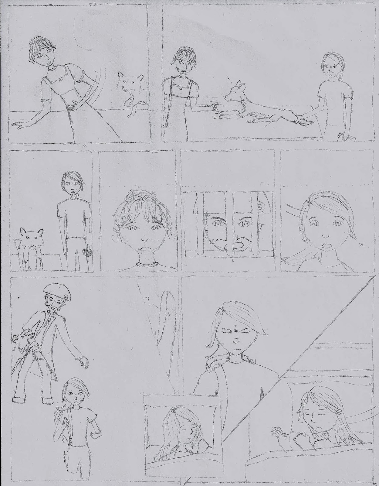 Rebecca Mast: Dreamlocked Rough Pages 5 and 6