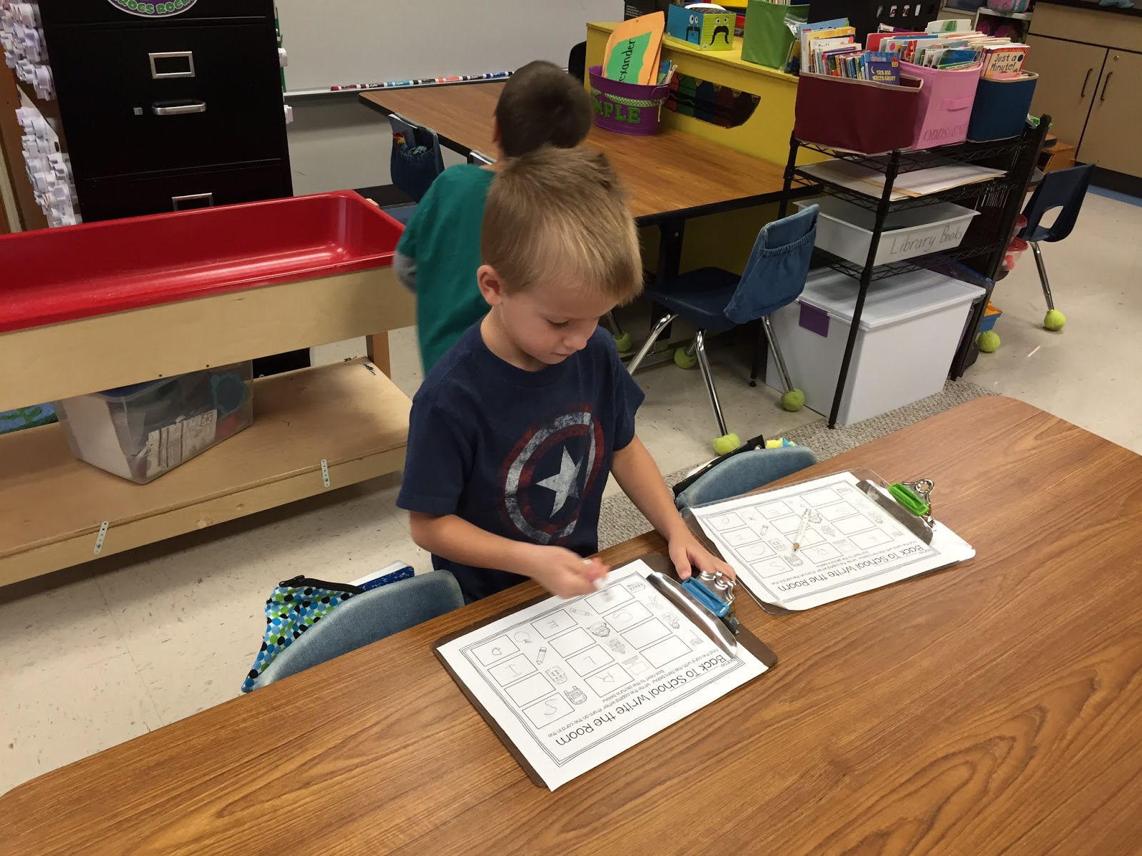 Math Tubs in Kindergarten: 2015