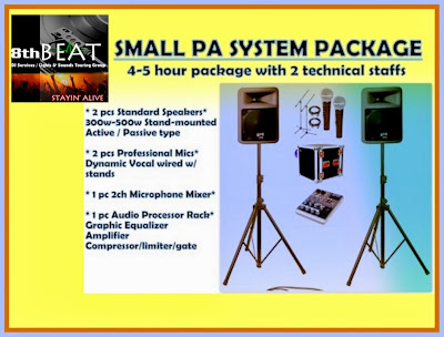 Sound System Rental Manila 8thbeat Basic PA System Debut Wedding Summer ...