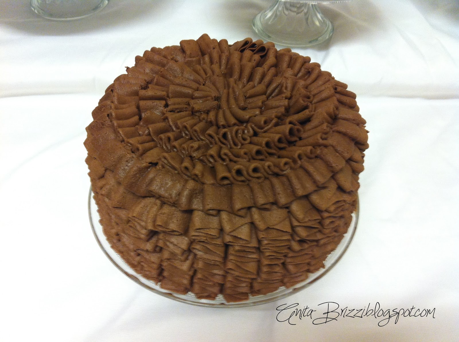 Inspired Passions: Chocolate Ruffle Cake
