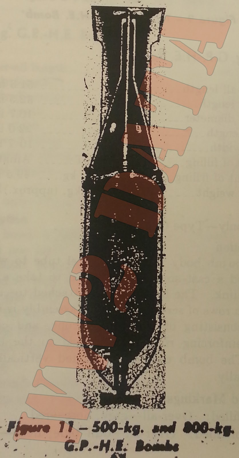 WW2 Equipment Data: Italian Explosive Ordnance - Bombs (Part 2)