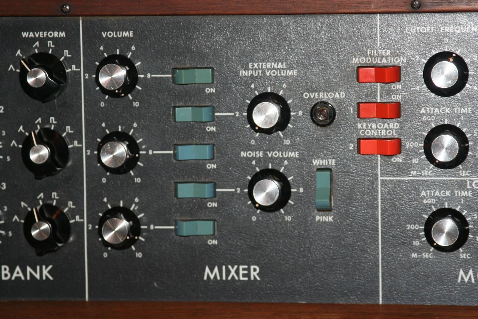 MATRIXSYNTH: MINIMOOG MODEL D VINTAGE SYNTHESIZER EARLY OSCILLATOR ...