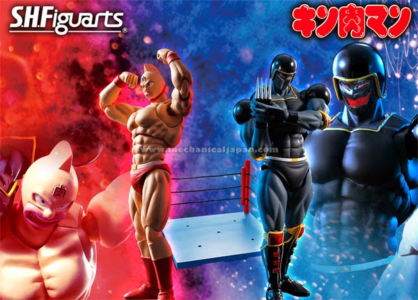 Kinnikuman - S.H.Figuarts Kinnikuman, Warsman & Stage Act Ring (Bandai)