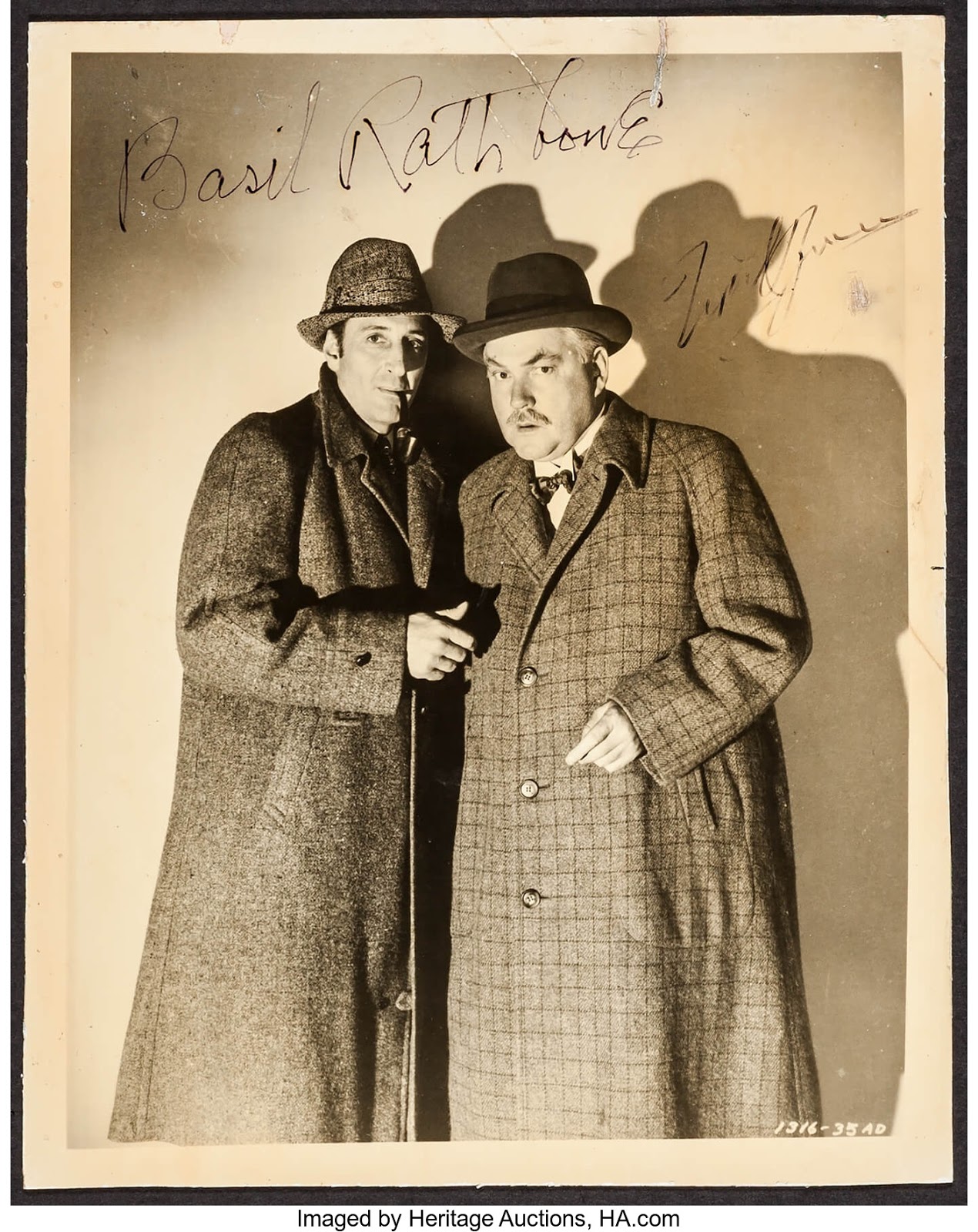 Pop Pics: Basil Rathbone and Nigel Bruce as Holmes and Watson