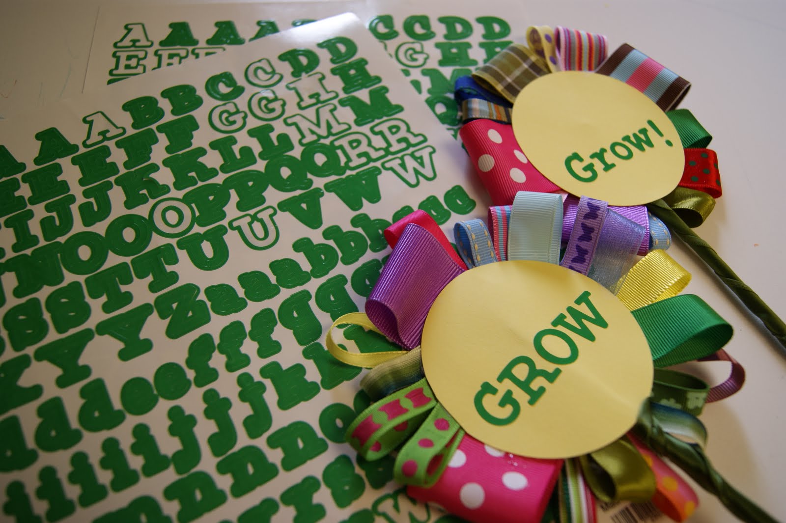 michelle paige blogs: Teacher Appreciation Ribbon Flowers