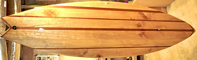 Wooden Surfboard Project, Winter 2010-11