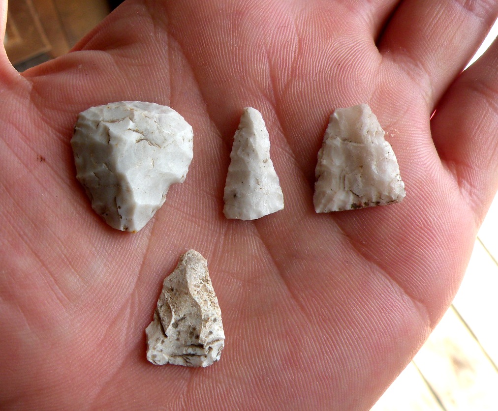 flux biota.: Arrowhead Hunting in Iowa, April 2013. Points, Scrapers ...