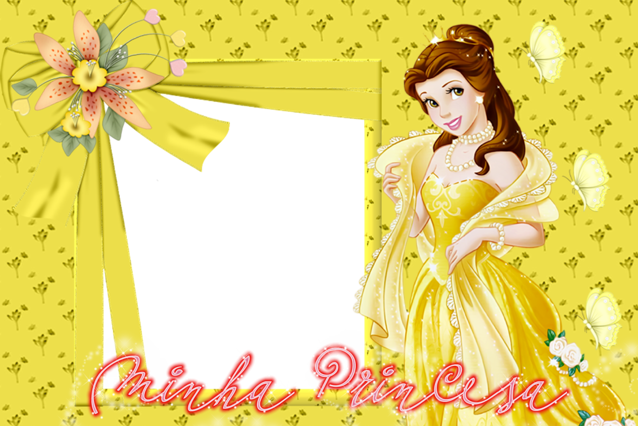 Disney Princess All Together and Alone. Free Printable Photo Frames ...