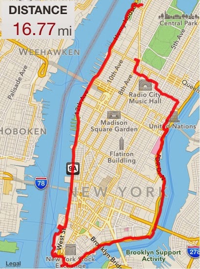 CCNY By Bike: Half Loop around Manhattan