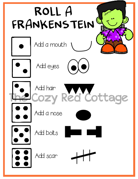 The Cozy Red Cottage: F is for Frankenstein Mini Pack