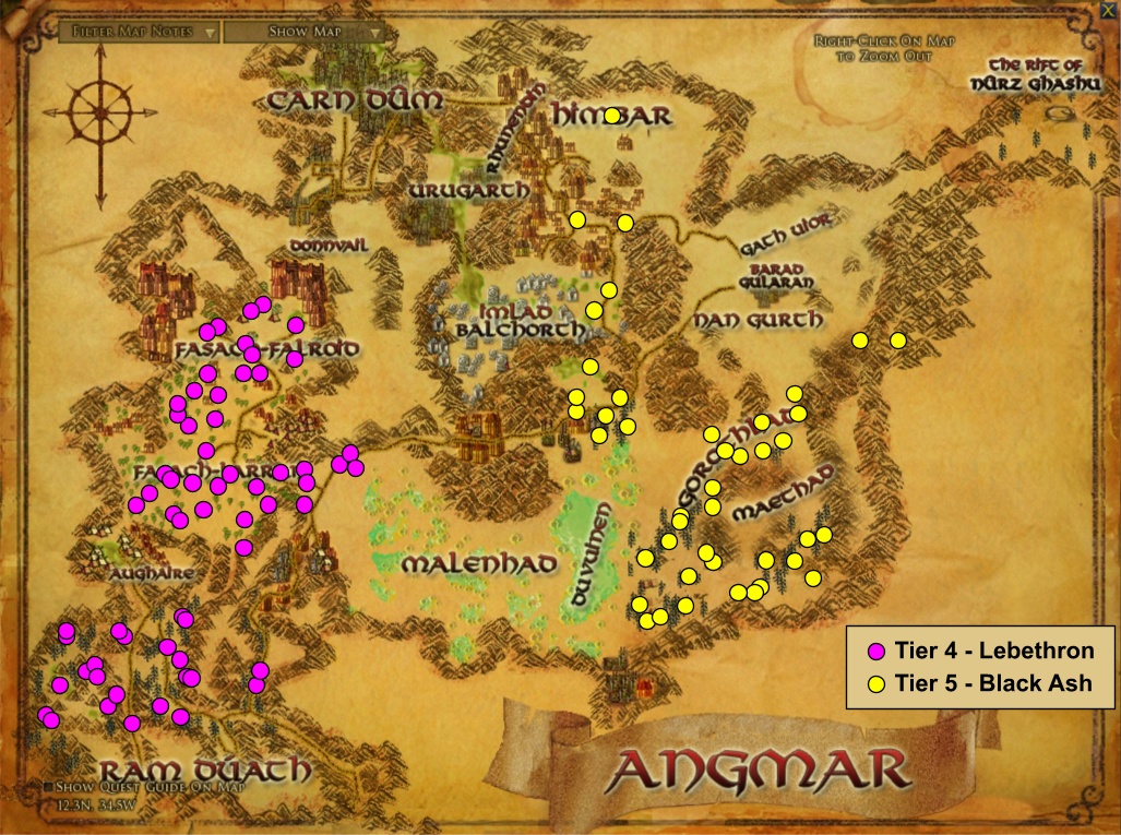 Wonderful Places in LOTRO's Middle Earth: Wood in Lotro - and where to ...