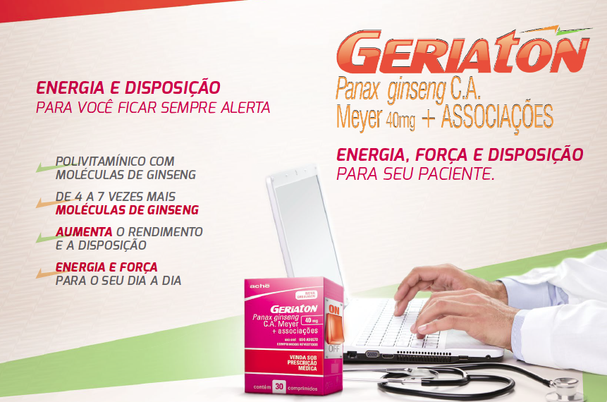 Geriaton. Energia, força e disposição em modo on.