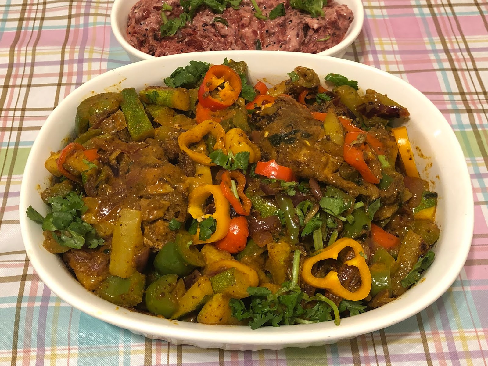 Viki 's Kitchen: Baked chicken (Indian version)