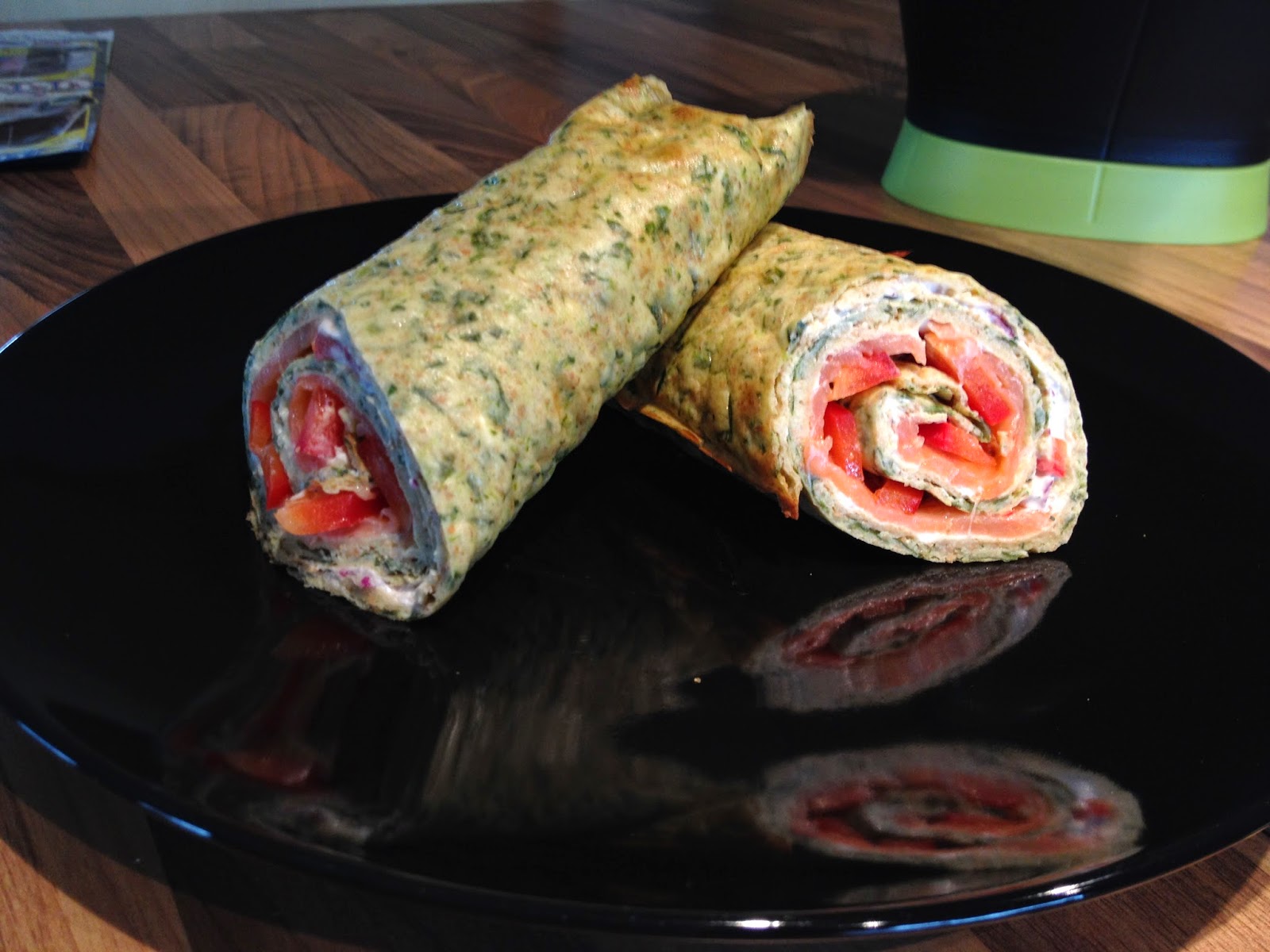 Krizi´s Kitchen: Lachs-Spinat-Wrap