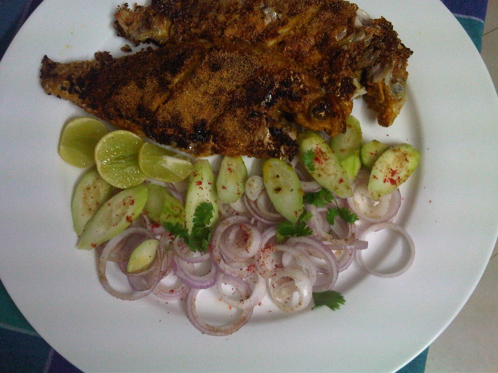 no Food, no Good: Fried masala fish - Mumbai Style