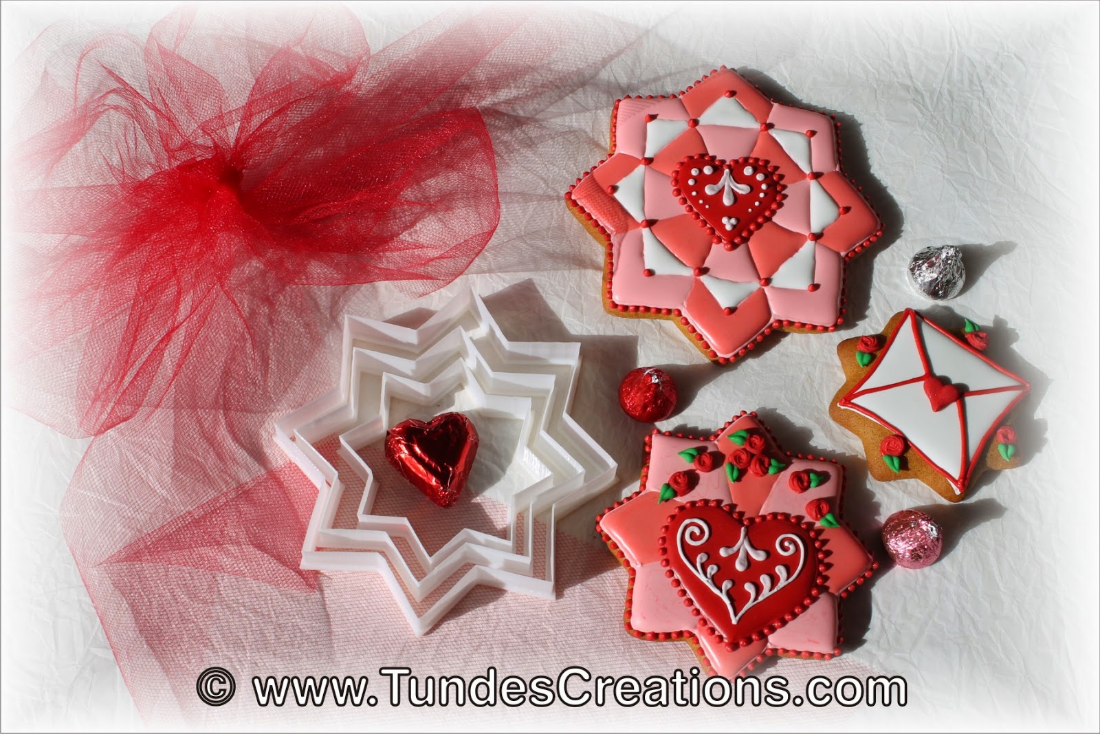 The Gingerbread Artist: Valentine's cookie set with videos