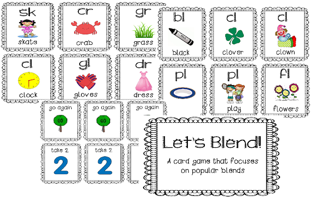 Teaching is Colorful: Another linky party and a Blends freebie!!