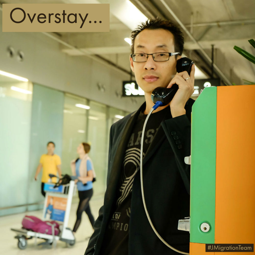 J Migration Team วีซ่าออสเตรเลีย : Overstay