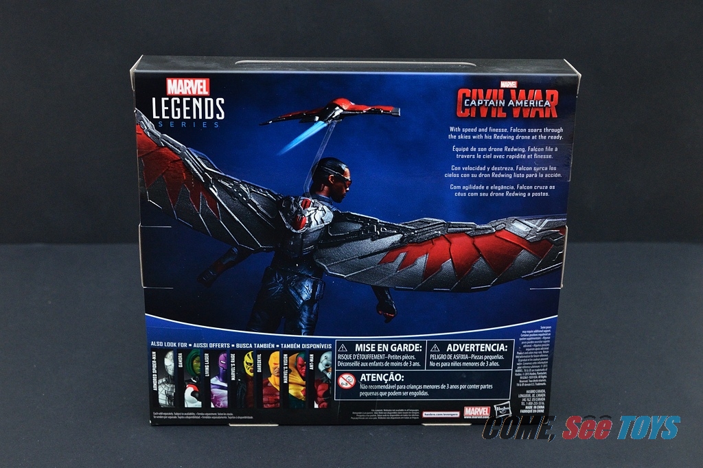 Come, See Toys: Marvel Legends Series 3.75" Flight Tech Falcon (Captain ...