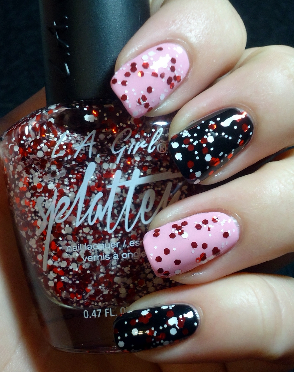 BreezyTheNailPolishLover: L.A. Girl Splatter Collection!! Picture Heavy!