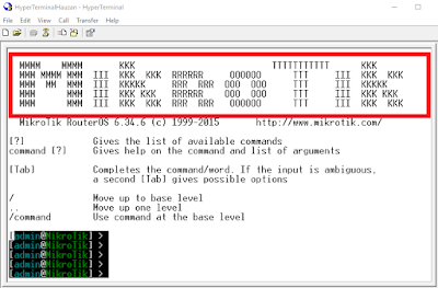 Cara Mengakses Hyperterminal dan FTP pada Router Mikrotik - This is Mine