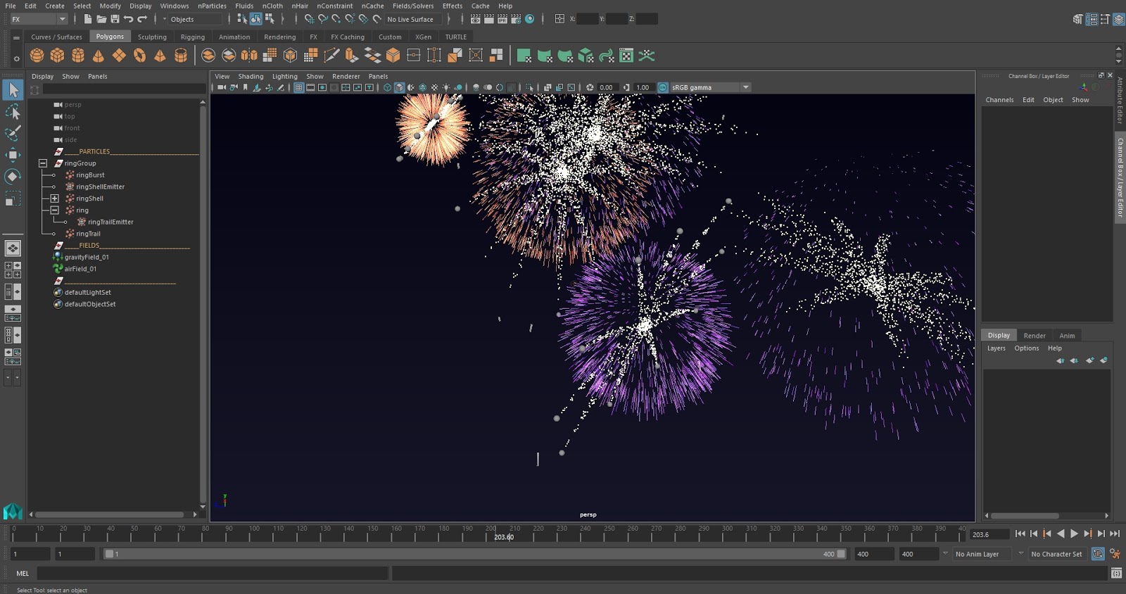 The blog of Popot: WIP : Dynamics in Maya