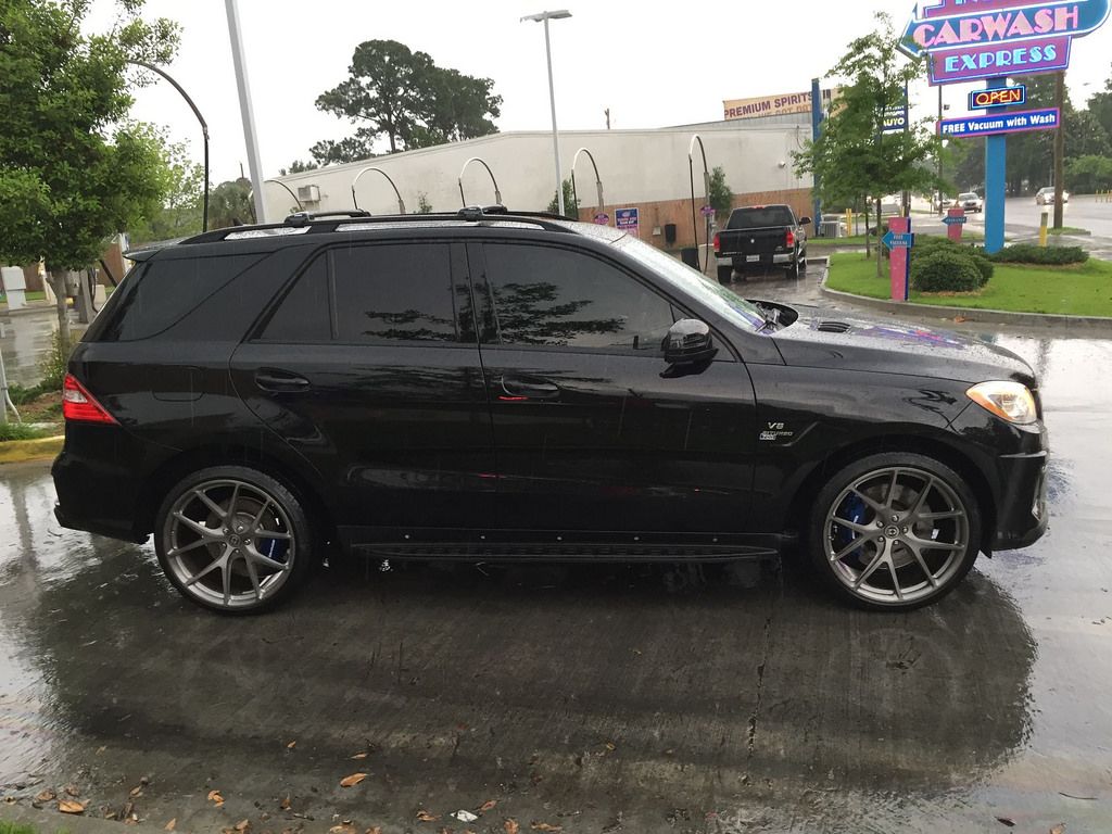 Mercedes-Benz W166 ML63 AMG on HRE P101 Wheels | BENZTUNING