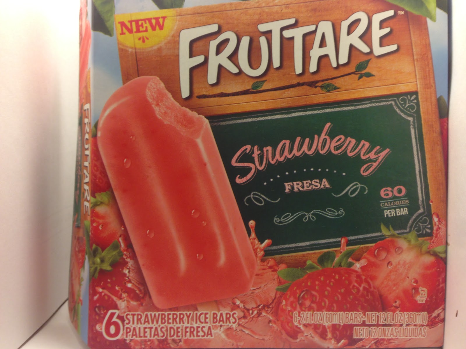 Crazy Food Dude: Review: Fruttare Strawberry Ice Bars