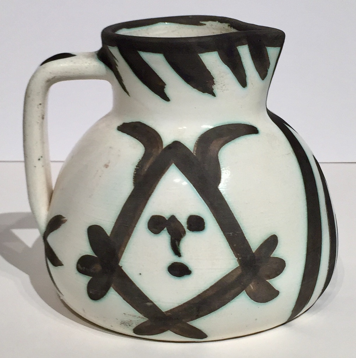 Modern & Contemporary Art Collection: Ceramic Pitcher "Pichet têtes ...