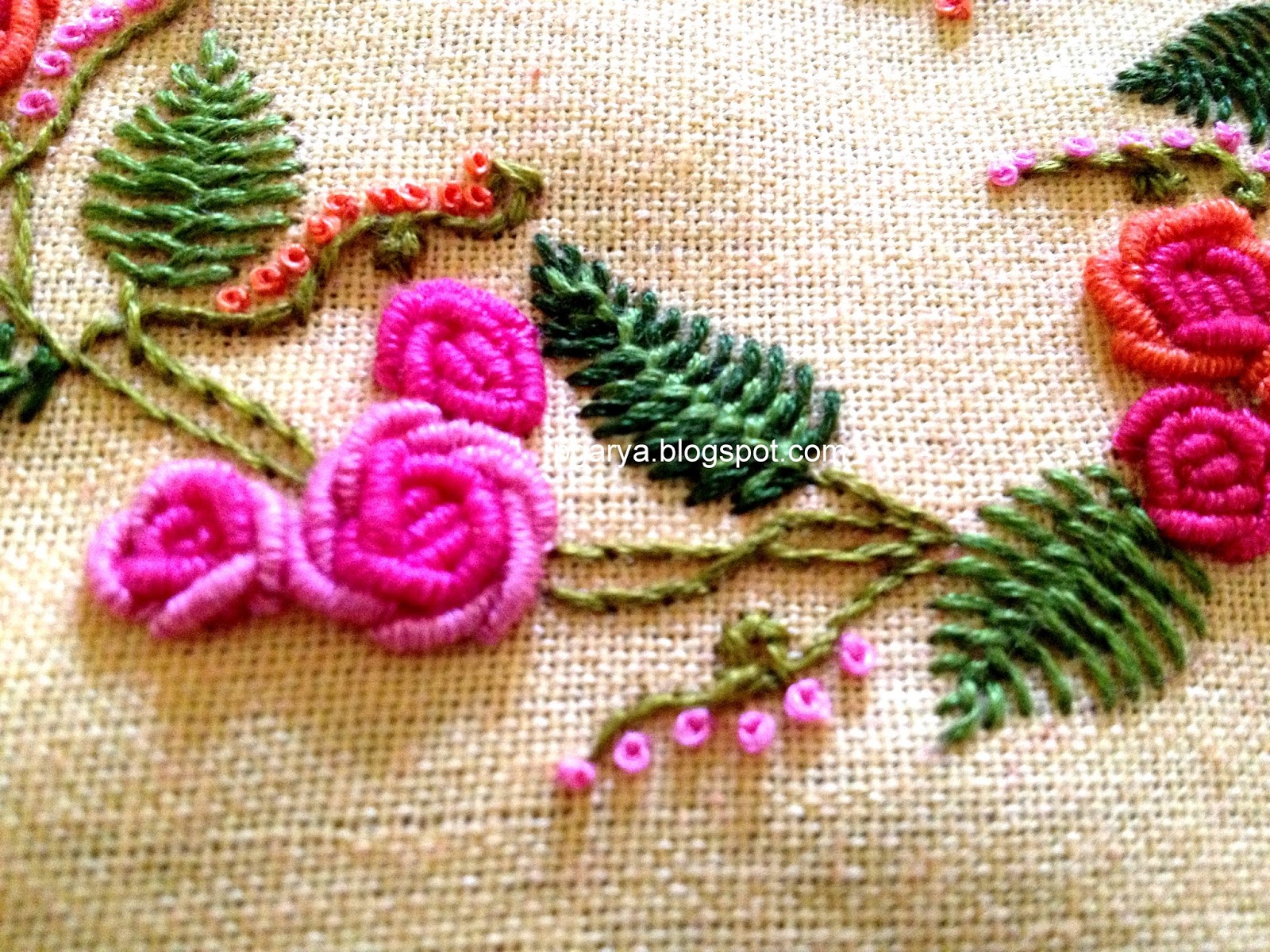 Crafty Needlelite by Preethi Arya: Bullion Roses