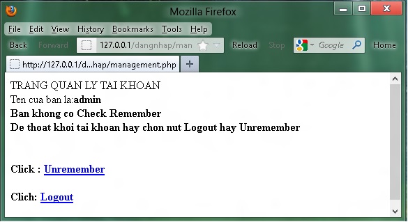 Tạo Trang Login Bằng PHP - MySQL Dùng Session Và Cookie ~ TOÁN-TIN MATH-IT