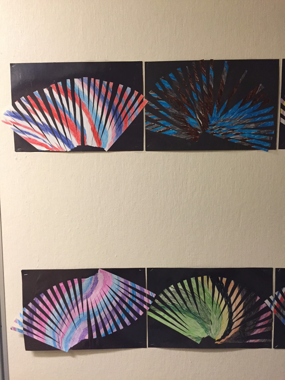 Miss Kimpton's 2015-2016 Third Grade: Moving Lines Art Project