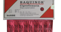 Obat antibiotik BAQUINOR 250 MG TAB