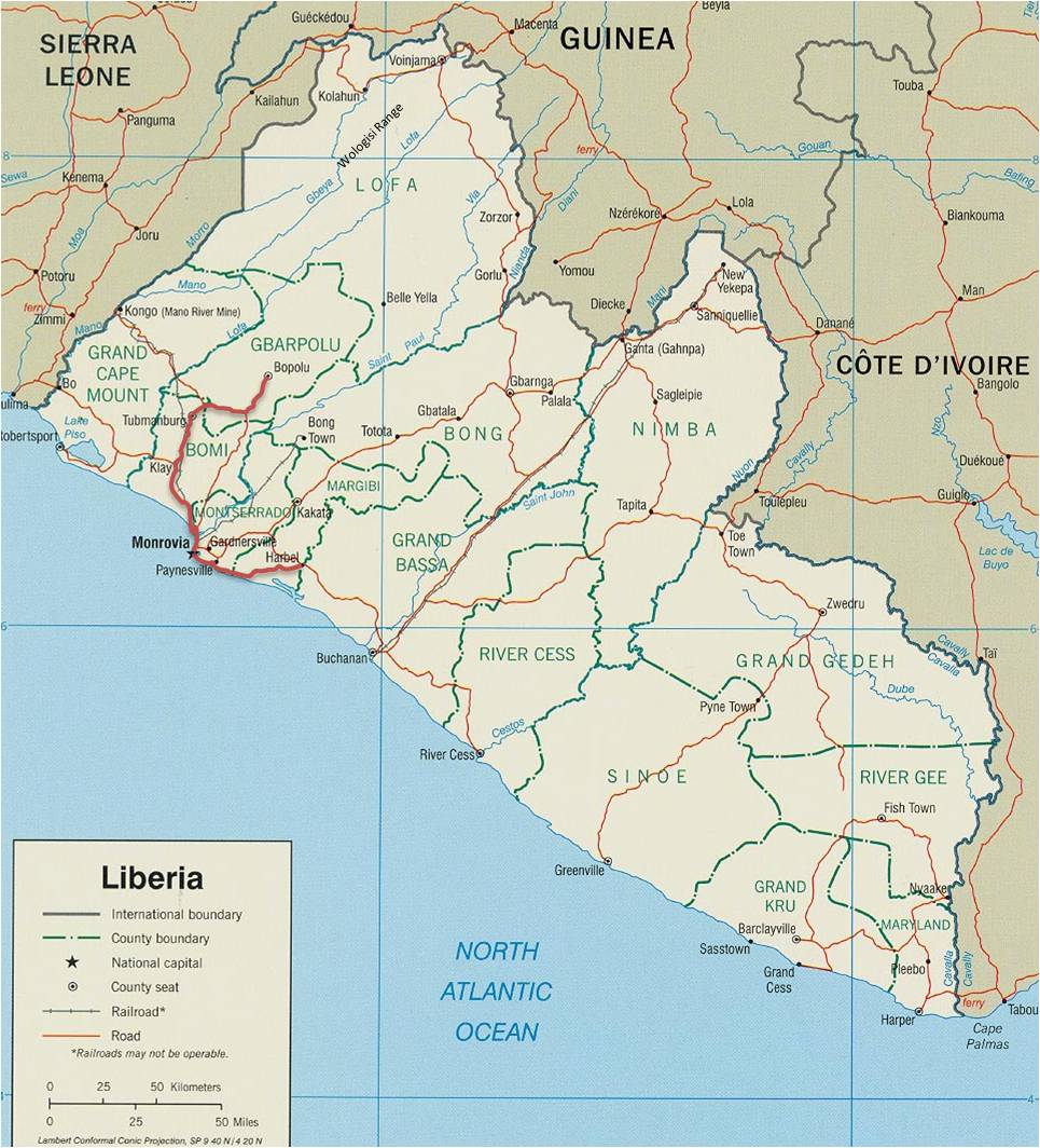 Gbarpolu County Liberia Flag