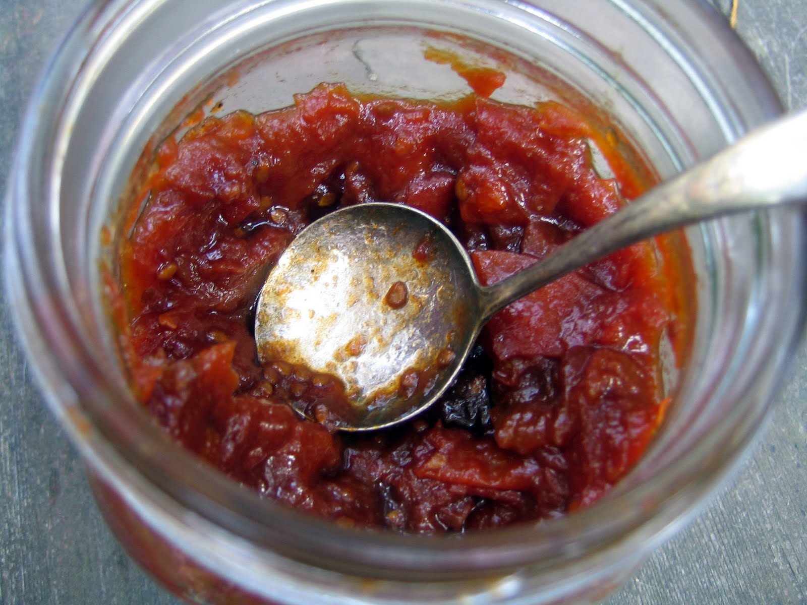 Blue Kale Road: Tomato-Pomegranate Jam for Fun