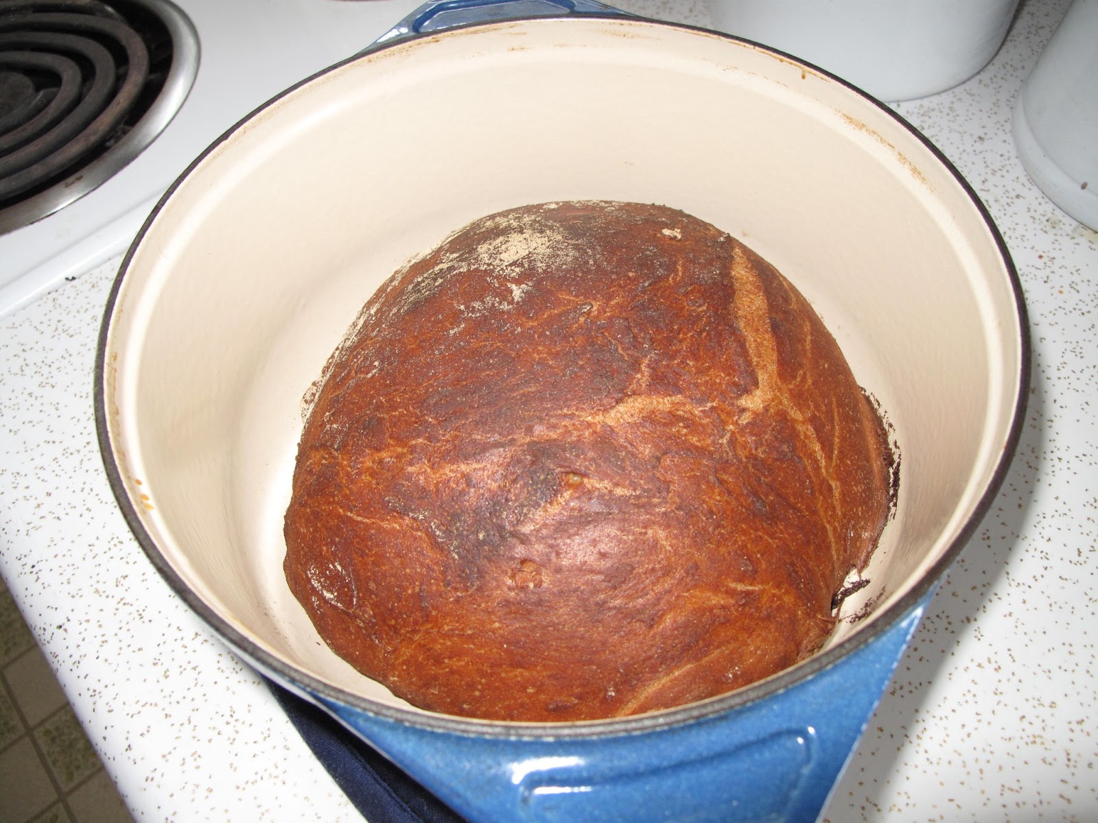 just create every day: Dutch oven bread