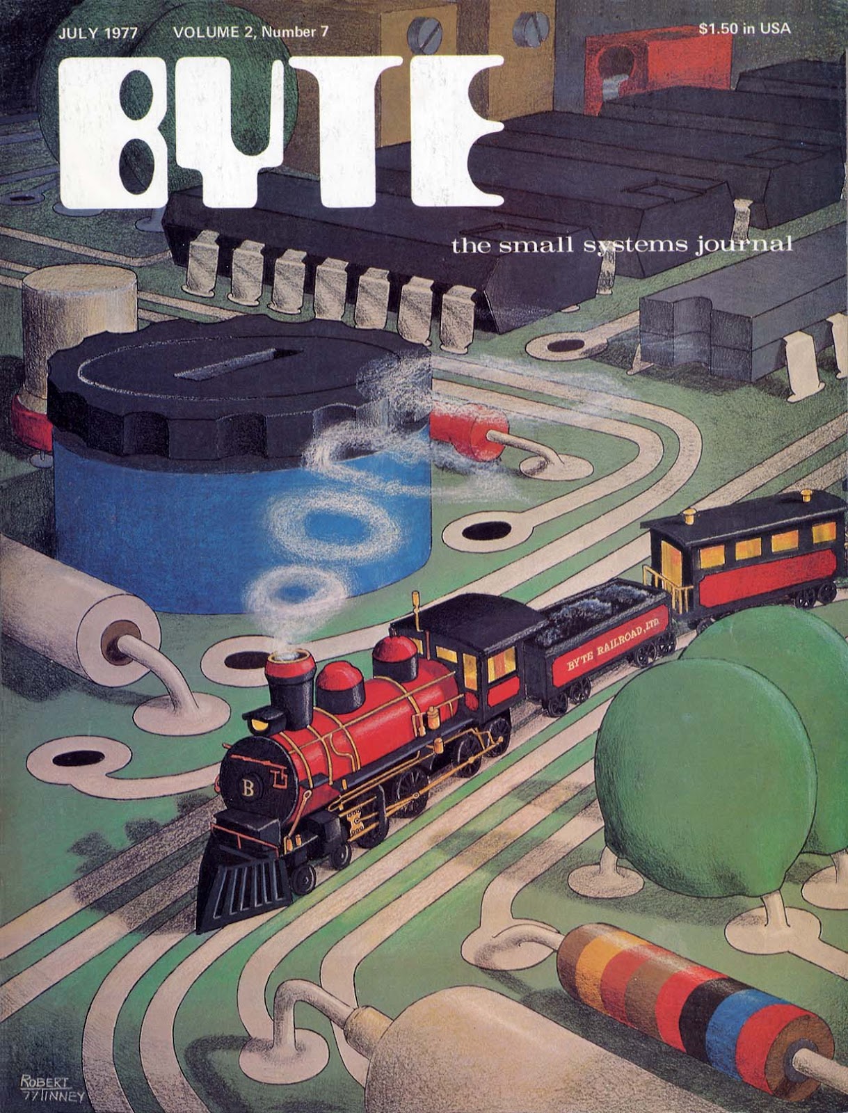 The Steampunk Home: Byte Magazine Covers