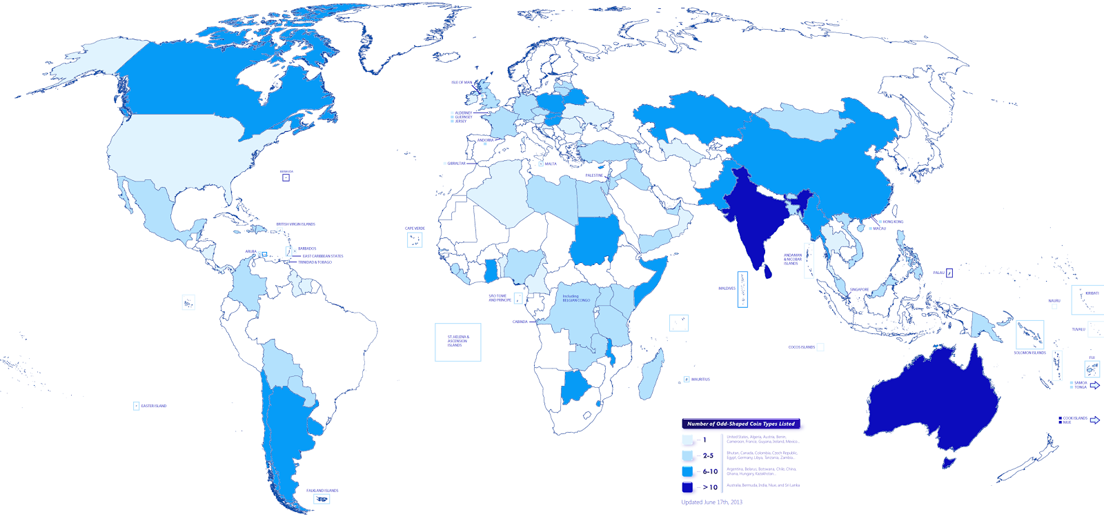 Money and Geography Blog: Odd Shaped Coins List