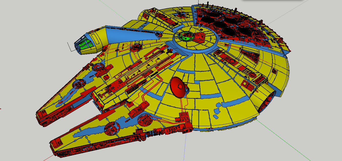 Stinson's All Things Star Wars Blog: Full Scale Falcon Project Update