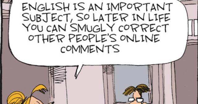 Mystery Fanfare: Cartoon of the Day: Importance of Studying English