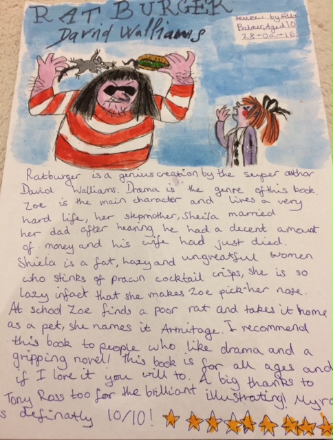 REVIEW: Ratburger by David Walliams.