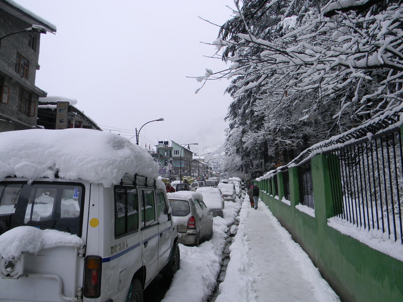 Alert after heavy snowfall in Manali - Discover Kullu Manali