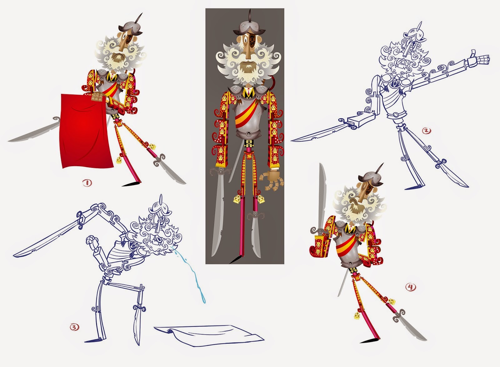 Character Layout: The Book Of Life: 2-D sequences